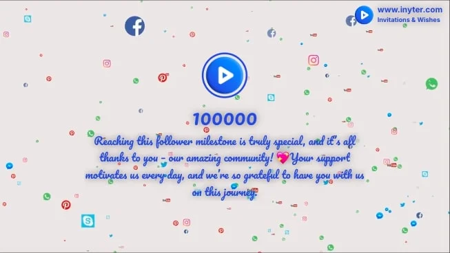 Inyter - Social Media Count Animation